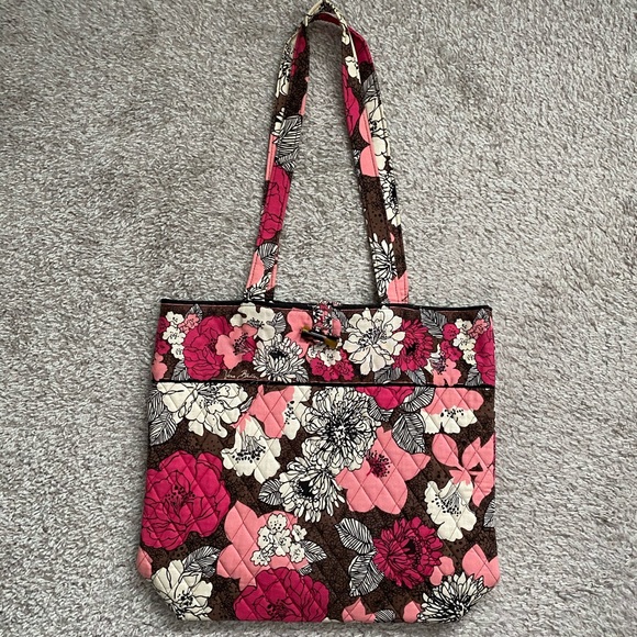 Vera Bradley | Bags | Vera Bradley Tote In Mocha Rouge | Poshmark
